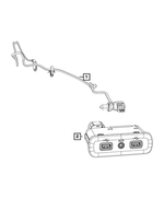 2015-2023 Mopar USB Auxiliary Port Cable 68252395AD | Mopar eStore