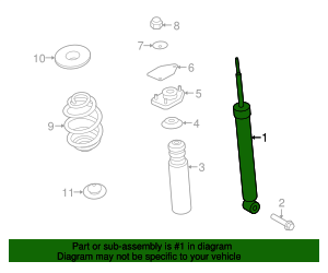 37-12-6-790-002 - Shock Absorber 2009-2016 BMW Z4 | AutoNationParts.com