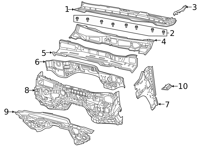 2020 Ram 1500 Dash Panel 68276722AF | TascaParts.com