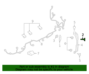 2019-2020 Mazda Blind Spot Radar Bolt BCKA-67-Z03 | TascaParts.com