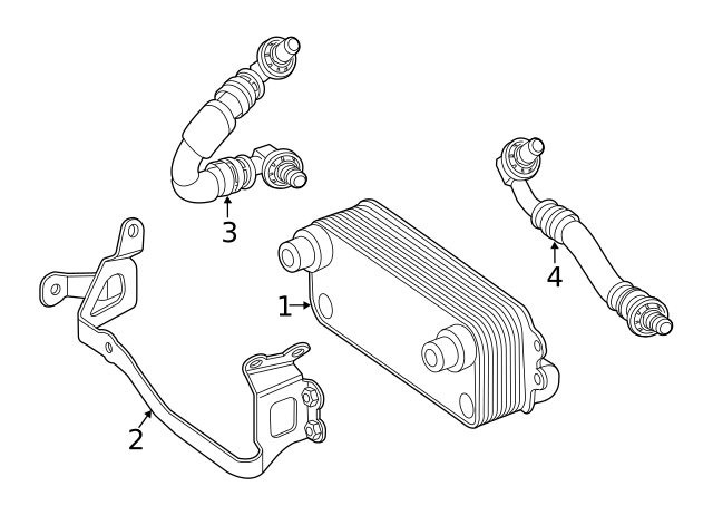 099-500-60-00 - Trans Cooler - 2018-2021 Mercedes-Benz ...
