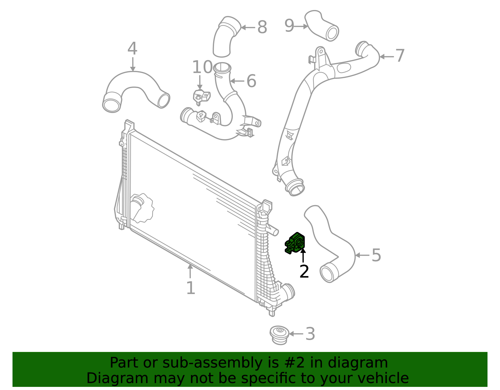 2015-2024 Audi Mount Bracket 5Q0-121-367-G | Audi OEM Parts Guy