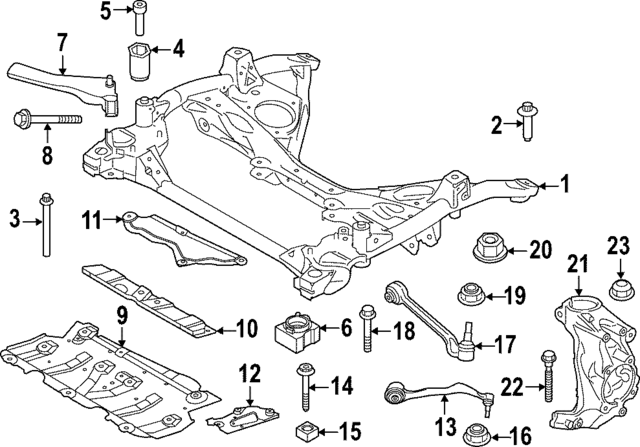 Genuine BMW 31-20-6-892-509 | Knuckle | FREE Shipping on Most Orders ...