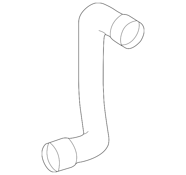 202-501-50-82-64 - Lower Hose 1998-2004 Mercedes-Benz | Mercedes-Benz ...