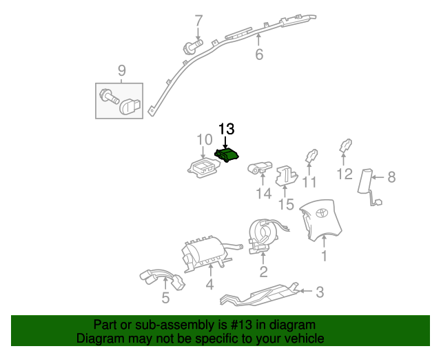 Position Sensor - Toyota (89178-06040) | Toyota Parts