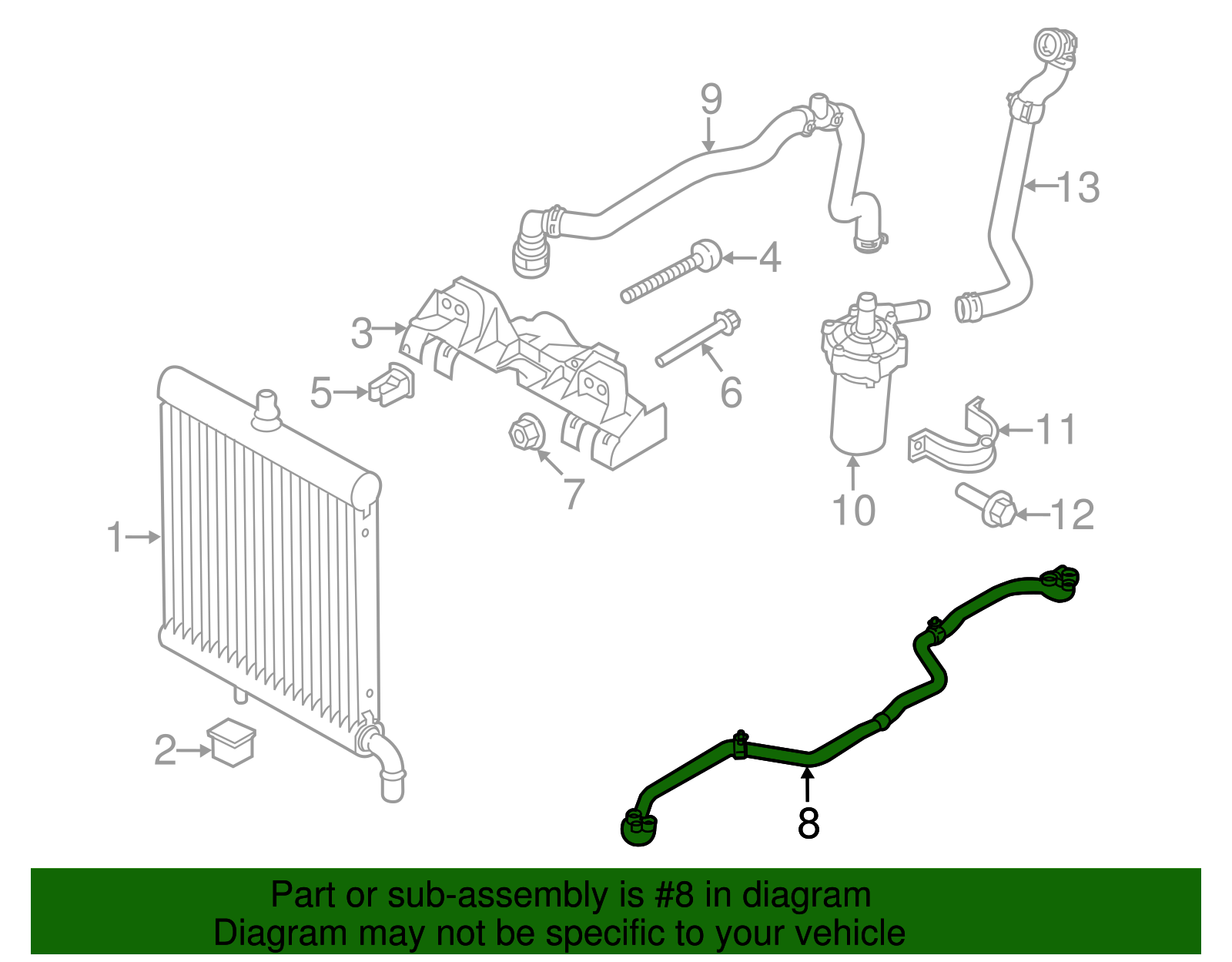 LR115163 - Connector Hose 2013-2022 Land Rover | Land Leaping Genuine ...