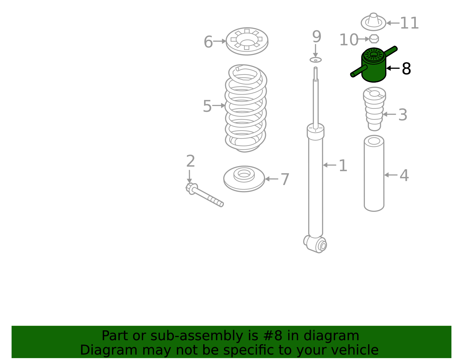 2018-2025 Hyundai Shock Mount 55311-H5000 | OEM Parts Online