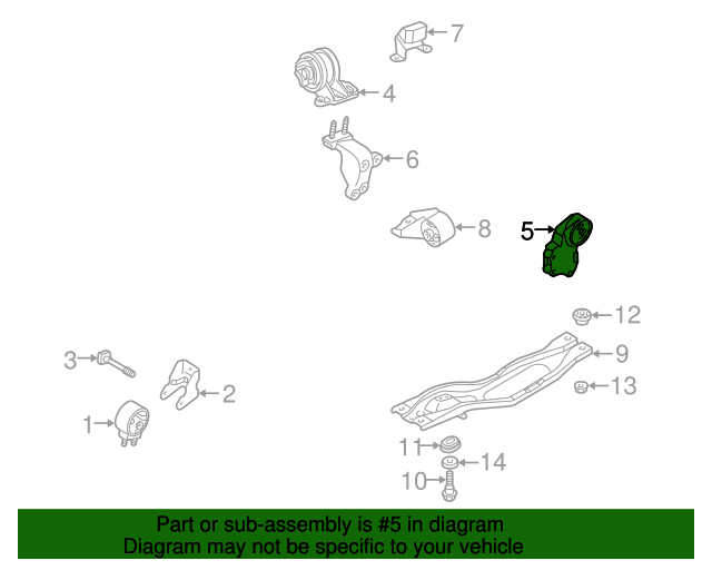 0K2C1-39040A - Side Mount 2000-2004 Kia | Kia.Parts Store