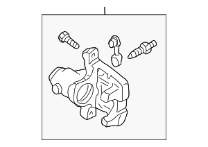 8E0-615-424 - Disc Brake Caliper 1998-2005 Volkswagen Passat ...