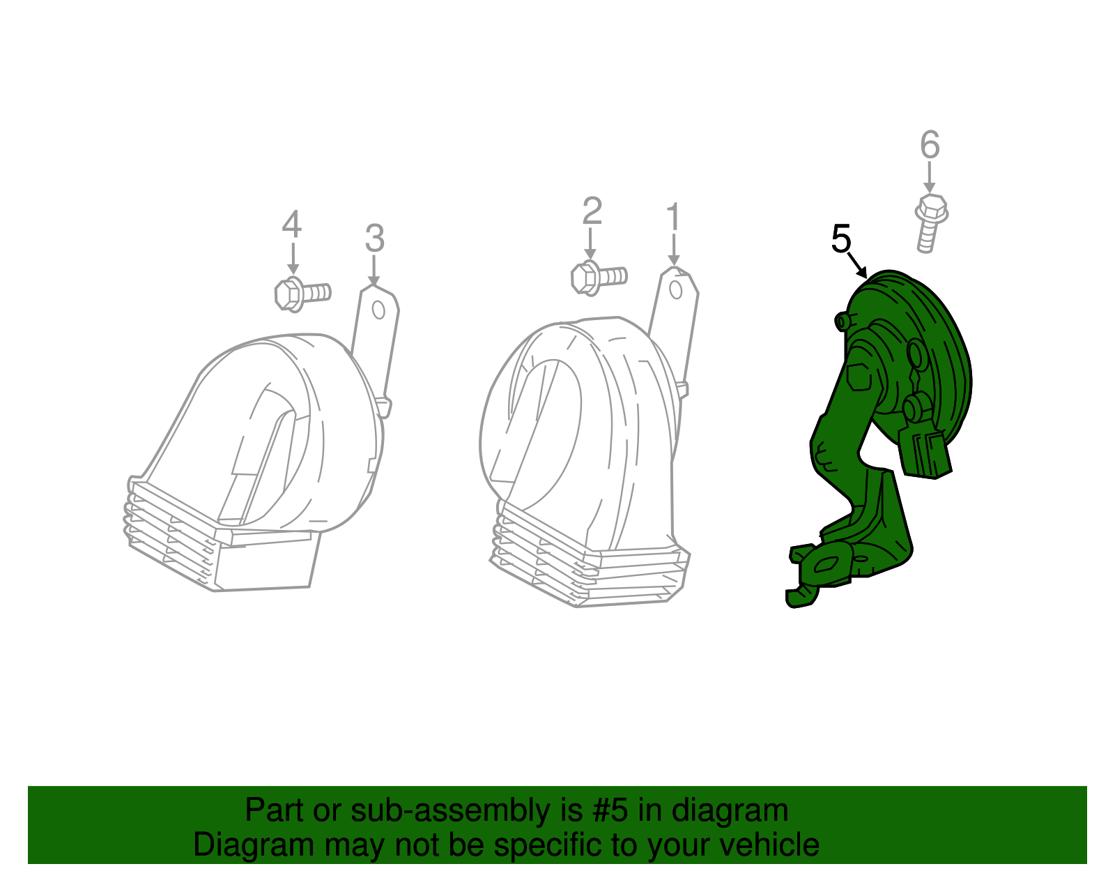 2018-2025 Toyota Alarm Horn 86560-06060 | Toyota San Diego Parts