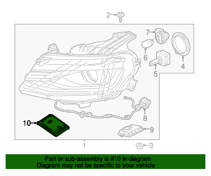 2014-2024 GM Head Lamp Control Module 22907456 GM | GMPartsDirect.com