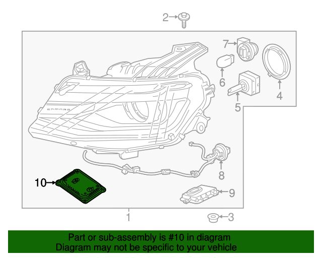 2014-2023 GM Head Lamp Control Module 22907456 GM | GMPartsDirect.com