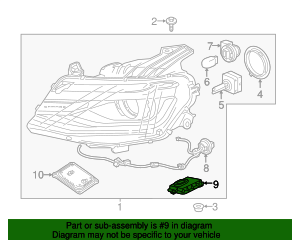 2013-2024 GM Headlamp Ballast 84159615 GM | GMPartsDirect.com