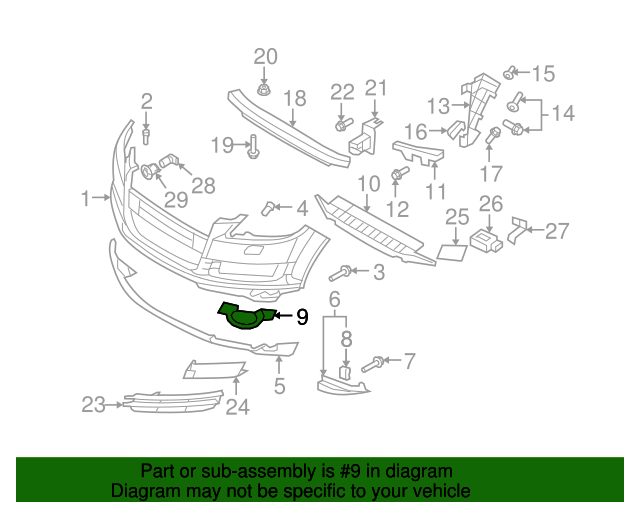 2007-2009 Audi Q7 Trim 4L0-807-489 | Audi USA Parts