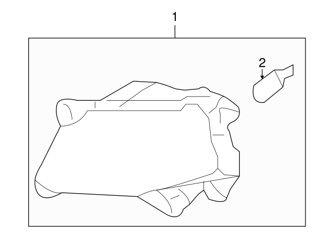 2009-2010 Kia Optima Fog Lamp Assembly 92201-2G500 | OEM Parts Online