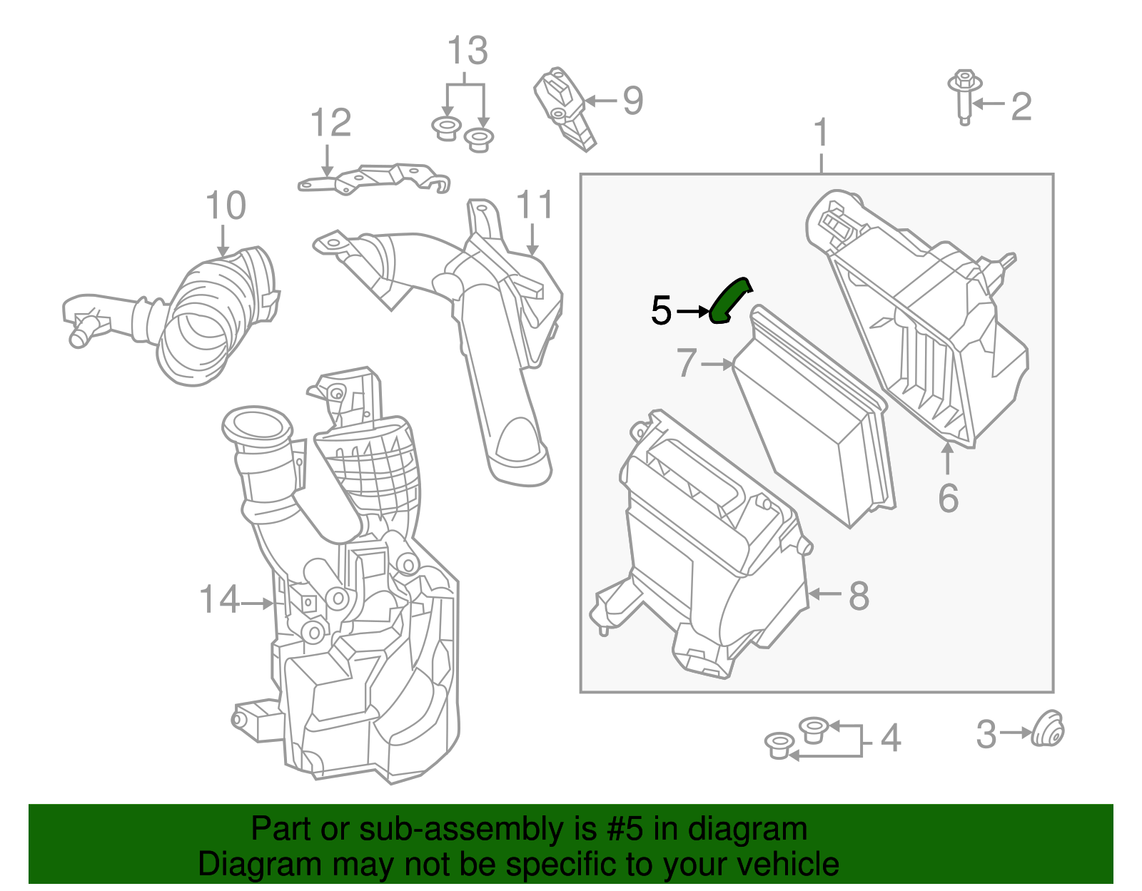 1995-2019 Nissan Air Cleaner Assembly Clip 16598-86G0A | Scott Evans ...
