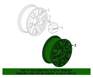 2021-2025 GMC F Wheel 84742708 GM | GMPartsDirect.com
