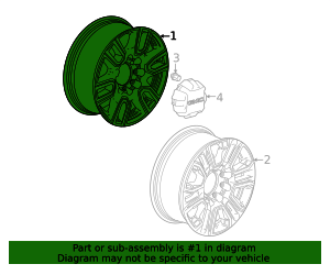 84742710 - Aluminum Front and Rear Wheel 2021-2023 GMC ...