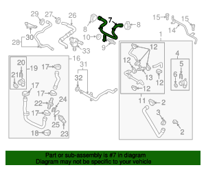 2009-2014 Volkswagen Hose & Tube Assembly 03L-122-157-E | OEM Parts Online
