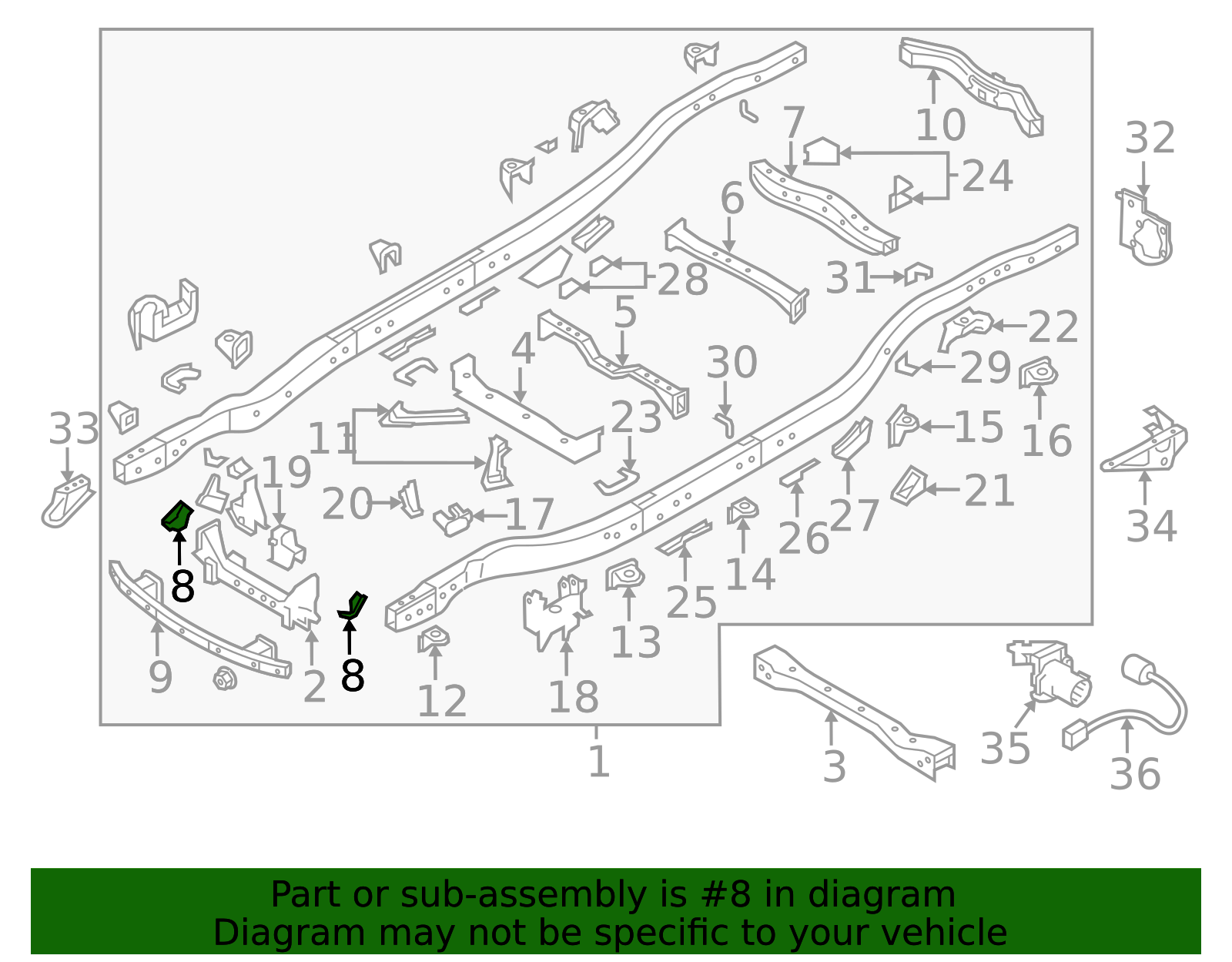 2017-2024 Nissan Armada Outer Reinforced 51028-1LA0A | Temecula Nissan ...