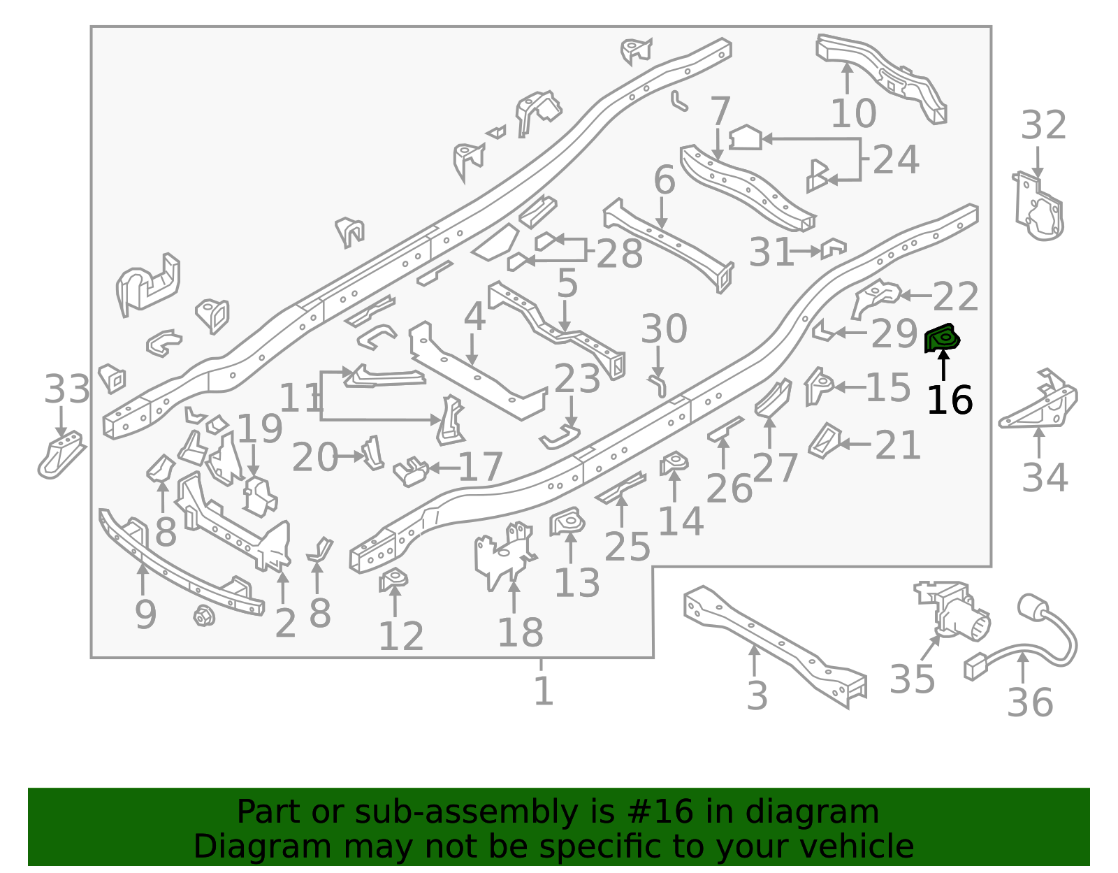 2017-2024 Nissan Armada Mount Bracket 95153-1LA0A | My Nissan Part