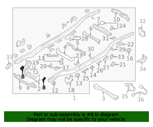 2017-2024 Nissan Armada Outer Reinforced 51028-1LA0A | Temecula Nissan ...
