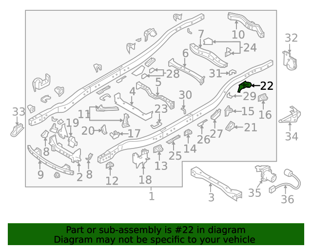 2017-2023 Nissan Armada Suspension Support 50420-1LA0A | Parts for Nissans