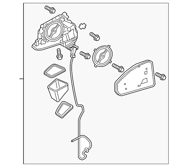 2016 Audi Mirror Outside 8S1-857-409-B-9B9 | OEM Vehicle Parts