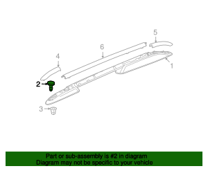 2007-2014 GM Tail Lamp Assembly Bolt 11569915 | GMPartsDirect.com