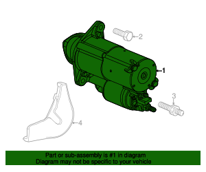 2013-2021 Buick Encore Starter 25200067 GM | GMPartsDirect.com