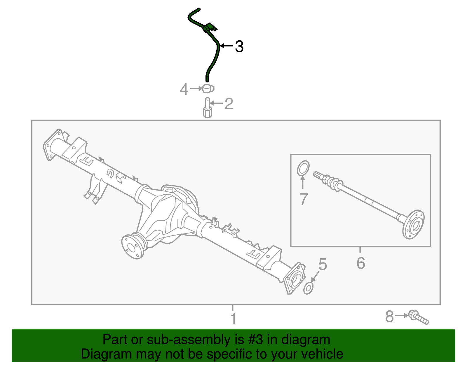 2016-2024 Nissan Breather Tube 38322-EZ01B | My Nissan Part