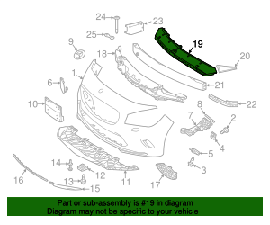 117-885-00-00 - Upper Mount - 2017-2019 Mercedes-Benz | BuyMercedesPartsNow