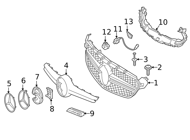 205-817-55-01 - Nameplate 2019-2020 Mercedes-Benz C 43 AMG® | Mercedes ...