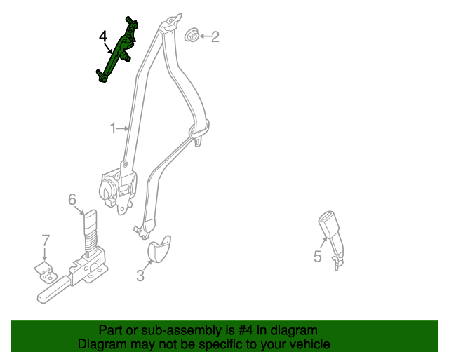 87824-3JA0A - Adjuster 2013-2016 Nissan Pathfinder | Nissan Parts ...