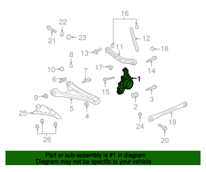 2003-2010 Porsche Cayenne Knuckle 955-331-611-20 | Sunset Porsche Parts