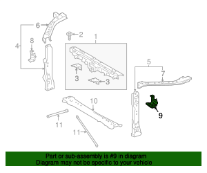2018-2024 Toyota Camry Upper Arm 52142-06160 | Toyota Parts Center