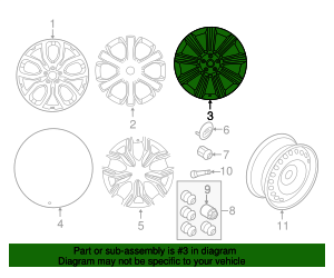 Genuine Alloy Wheel, 19" 10 Spoke, 'Style 1003' for 2013-2019 Land ...