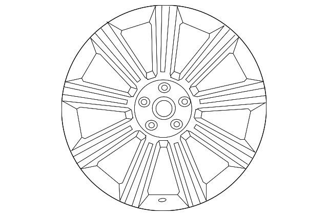 Genuine Alloy Wheel, 19 Inch 10 Spoke, Style 103 for 2013-2019 Land ...