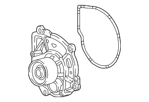12645126 - Water Pump with Gasket 2016-2022 GM | AutoNationParts.com