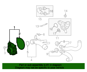 12645126 - Water Pump with Gasket 2016-2022 GM | AutoNationParts.com