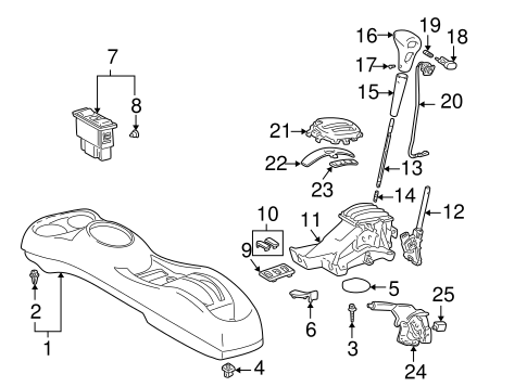 Gear Shift Control for 2001 Toyota Echo | Toyota Parts Express