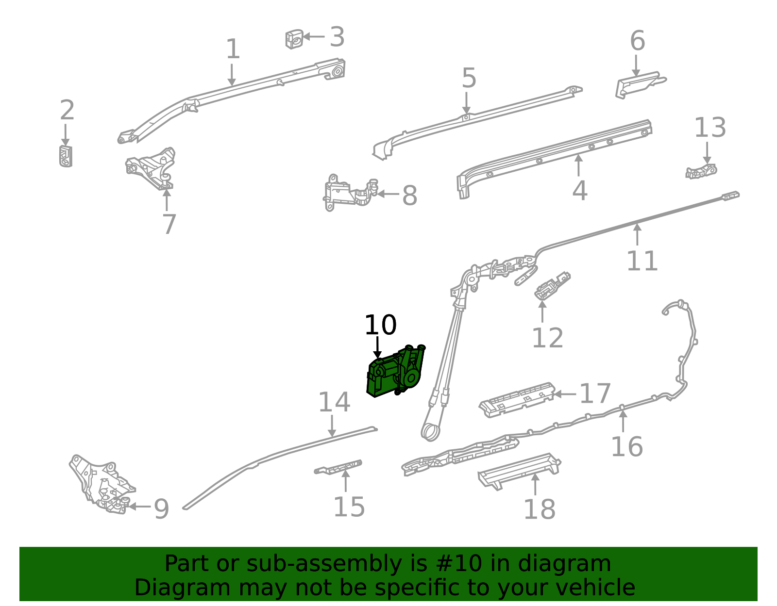 2024 Toyota Sienna Slide Motor 85005-08052 | Toyota Parts Center
