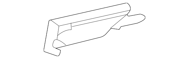 Genuine Toyota End Cap Molding part# 68374-08031 for 2021-2024 Toyota ...