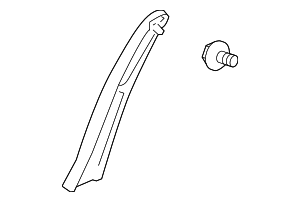 2003-2008 Toyota Corolla Windshield Pillar Trim 62211-02070-E0 | Toyota ...
