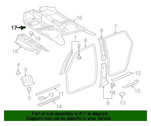 90467-09118 - Carpet Clip - 2000-2008 Toyota | Sparks Parts