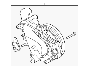Water Pump Assembly - Land-Rover (LR097165) | Land Rover Parts Counter