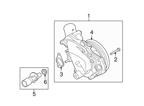 Water Pump for 2012 Land Rover LR4 | OEM Parts Online
