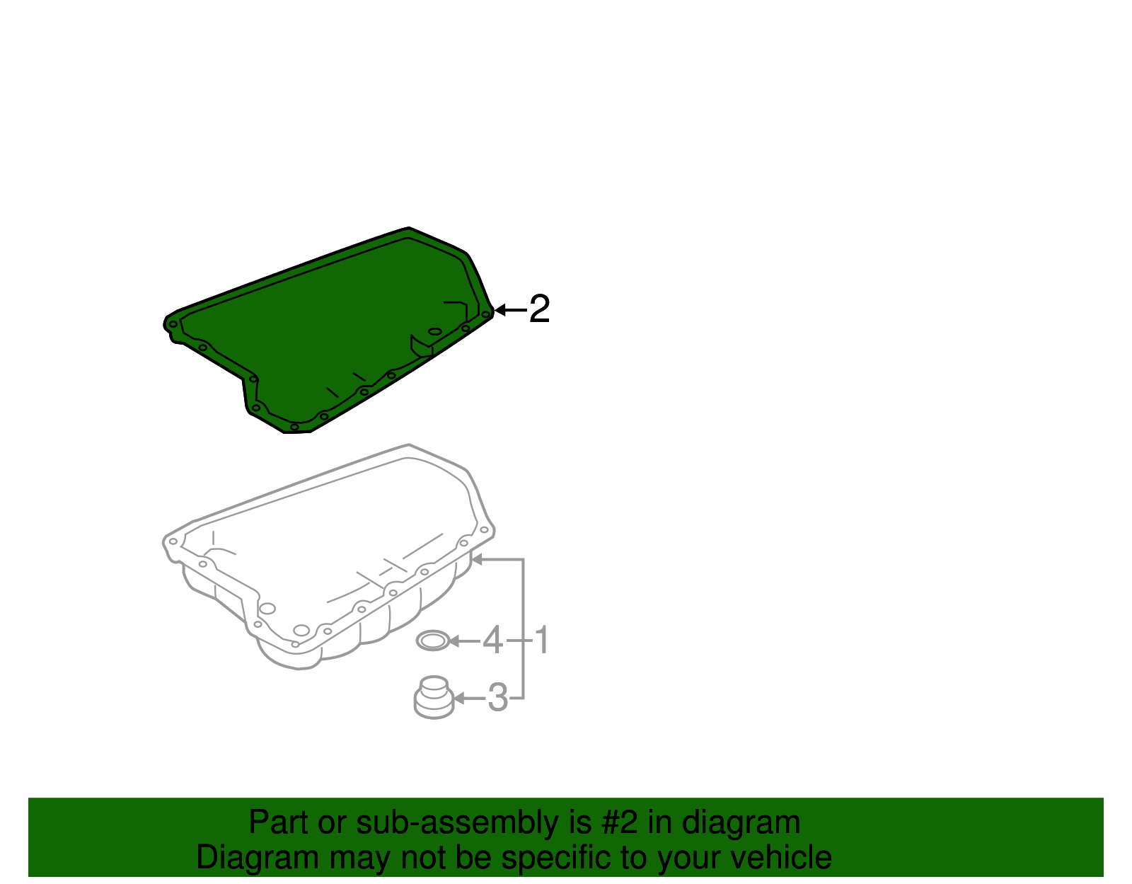 2003-2014 Nissan Pan Gasket 31397-1XE0A | Temecula Nissan Parts