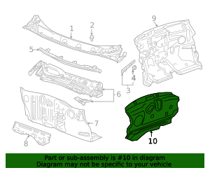 2022-2023 Chevrolet Dash Panel Outer Insulator 42761665 | GMPartsDirect.com