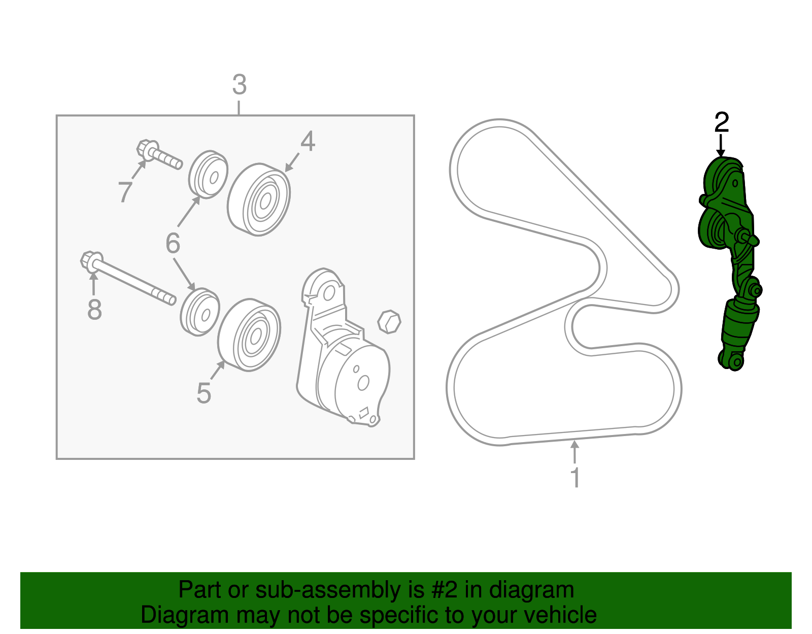 31170-R70-A01 - Tensioner Assembly Auto - 2005-2012 Honda | Honda Parts ...